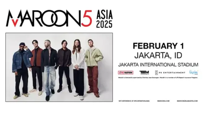 Catat, Ini Jadwal dan Harga Tiket Konser Maroon 5 Jakarta 2025 | Narasi TV